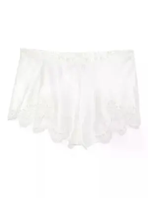 Carine Gilson Floaty Lace-silk Short