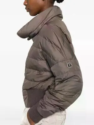 MONCLER + RICK OWENS Cropped Quilted Jacket - Brown