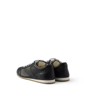 Prada Nappa Leather Low Top Sneakers