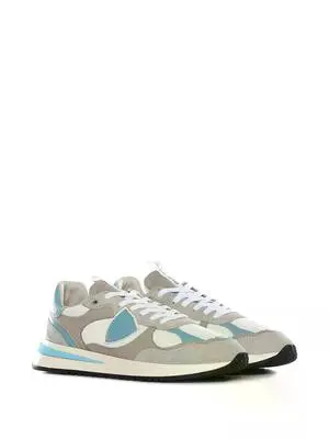 Philippe Model Olympique Appliqued Panelled Sneakers - Grey