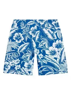 Polo Ralph Lauren Tropical-print Cotton Shorts