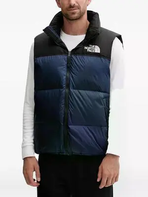 The North Face Retro Nuptse Hooded Gilet - Blue