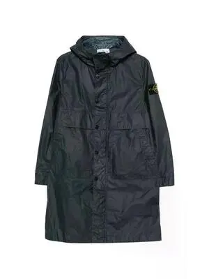 Stone Island Button Detailed Coats For Men