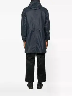 Stone Island Button-fastening Hooded Coat