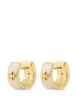Tory Burch Huggie Hoop Earrings - Gold