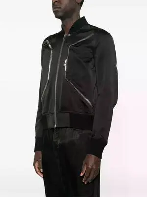 Rick Owens Heizer Flight Zipped Bomber Jacket