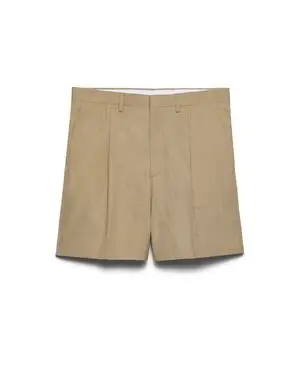 Prada Cotton Bermuda Shorts - Neutral
