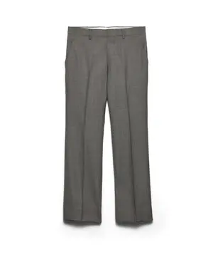 Prada Wool Trumpet Flare Pants - Grey