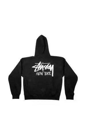 StÜssy Zip-front Hoodie - Black
