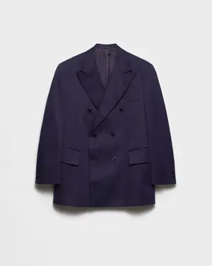 Prada Double-breasted Cotton Jacket