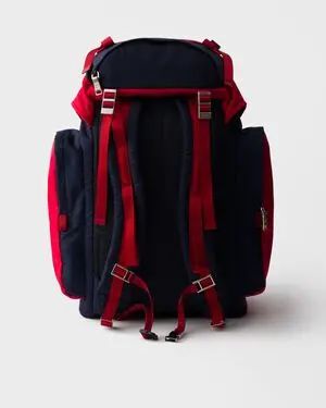 Prada Re-nylon Backpack - Baltic Blue/red