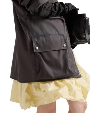 Prada Washed Re-nylon Rain Jacket - Grey