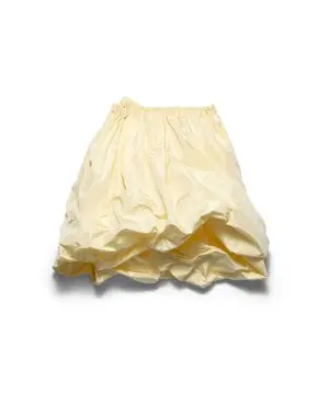 Prada Technical Taffeta Skirt - Yellow