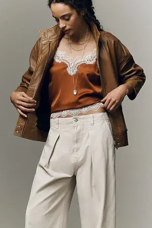 PISTOLA Pleated Barrel Trousers