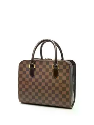 LOUIS VUITTON 1999 Damier Ebene Triana Handbag