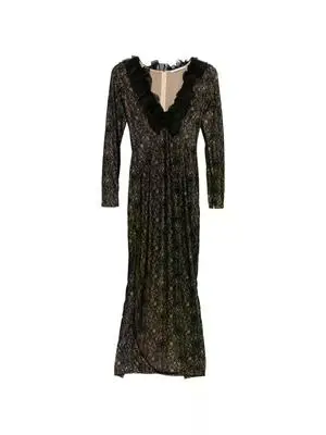 Alessandra Rich Lace Maxi Dress