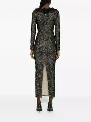 Alessandra Rich Lace Maxi Dress