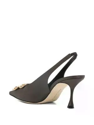 Manolo Blahnik Embellished Cupida Pumps