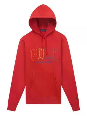 Polo Ralph Lauren Cotton Hoodie With Logo Detail - Red