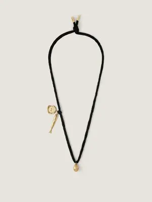 Givenchy Lucky Charms Necklace - Black/golden