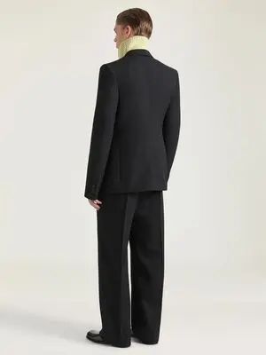 Givenchy Single-breasted Fitted Jacket In Wool