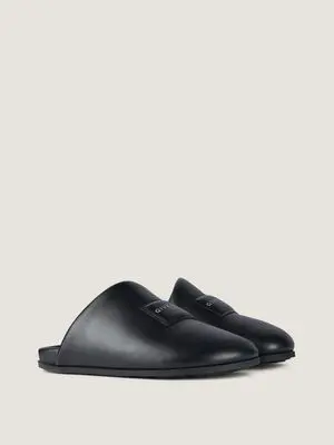 Givenchy Puffy Nappa Leather Mules - Black
