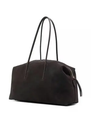 DEMELLIER Stockholm Suede Shoulder Bag - Brown