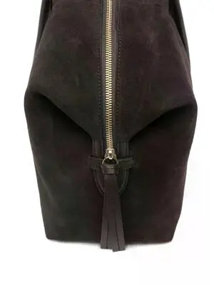 DEMELLIER Stockholm Suede Shoulder Bag - Brown