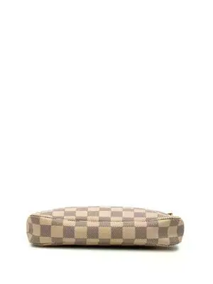 LOUIS VUITTON 2011 Damier Azur Pochette Accessoires - White