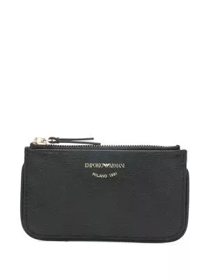 Emporio Armani Leather Wallet - Black