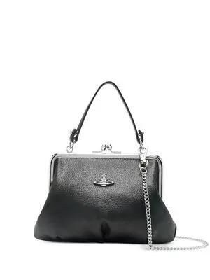 VIVIENNE WESTWOOD Granny Frame Clutch - Black