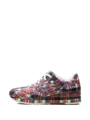 Asics X Comme Des Garçons Plaid Sneakers