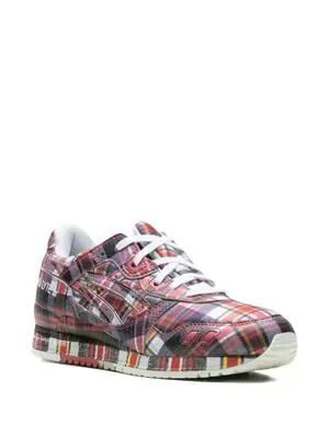 Asics X Comme Des Garçons Plaid Sneakers