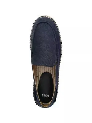 BOSS Suede Espadrilles - Blue
