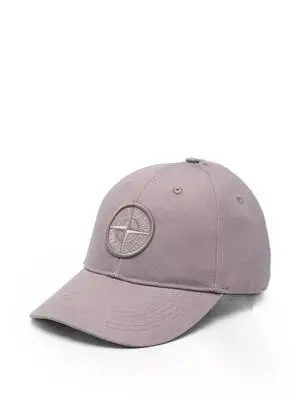 Stone Island Logo-patch Baseball Cap - Purple