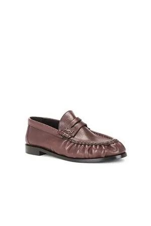 Saint Laurent Le Loafer Supple Moccasin - Paris Brown