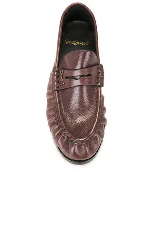 Saint Laurent Le Loafer Supple Moccasin - Paris Brown