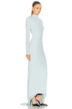 TOM FORD Long Sleeve Open Back Dress