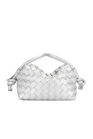 Bottega Veneta Silver Tone Shoulder Bags