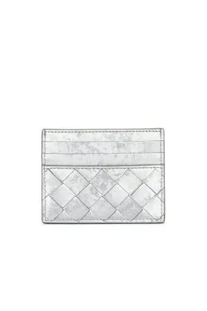 Bottega Veneta Silver Tone Wallets For Women
