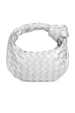Bottega Veneta Mini Jodie Bag - Silver