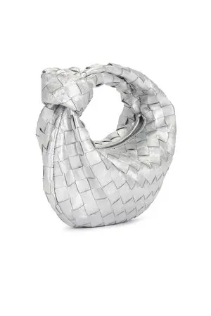 Bottega Veneta Mini Jodie Bag - Silver