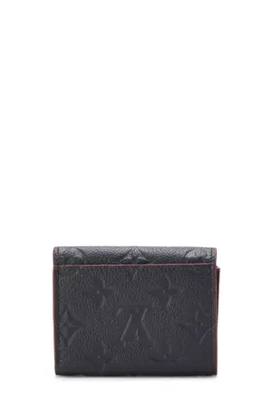 LOUIS VUITTON Bleu Infini Monogram Empreinte Zoe Wallet
