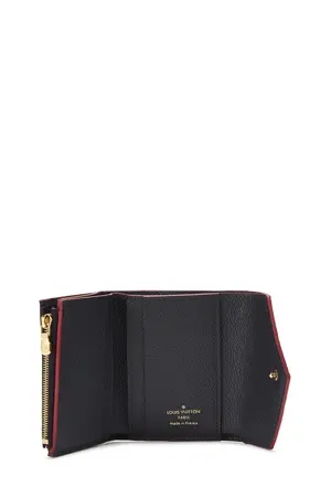 LOUIS VUITTON Bleu Infini Monogram Empreinte Zoe Wallet