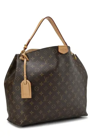 LOUIS VUITTON Monogram Graceful Tote - Brown