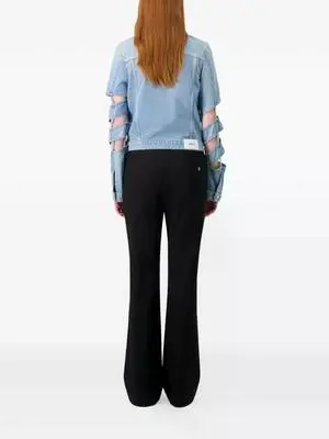 Coperni Spiral Denim Jacket - Blue