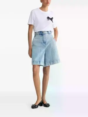 PATOU Belt-loops Shorts - Blue
