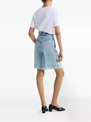 PATOU Belt-loops Shorts - Blue