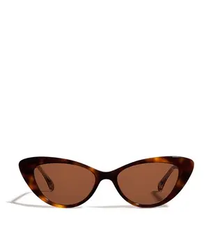 Maje Acetate Cat-eye Sunglasses - Brown
