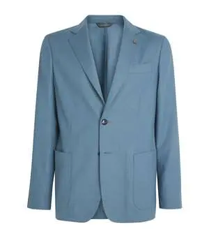Colombo Cashmere Robert Blazer - Blue